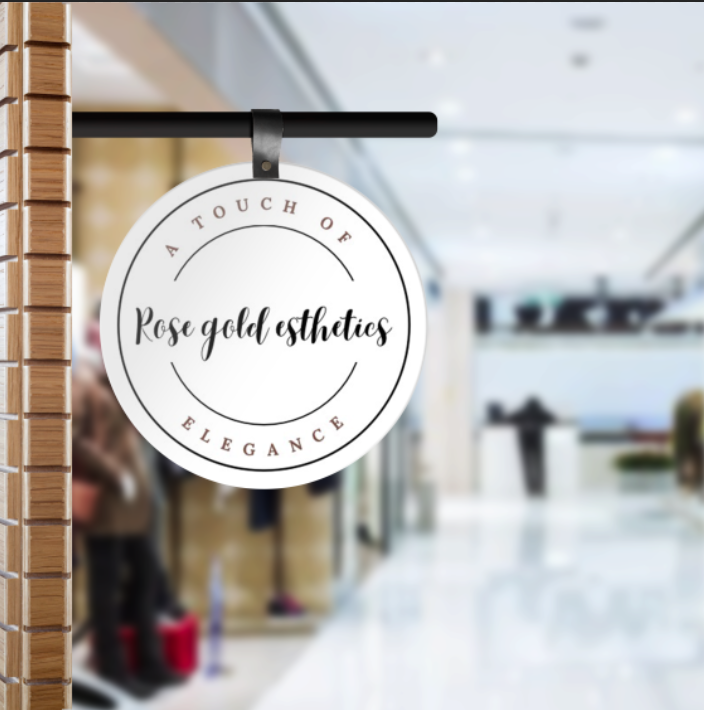 2d blade sign for Rose goldberg – SignMakerz